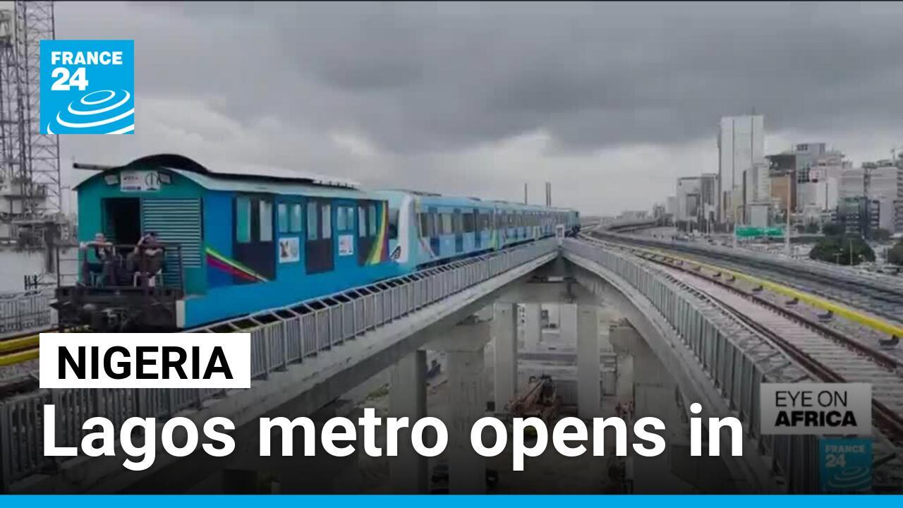 Nigeria's Lagos starts new railway to ease traffic snarls - France 24